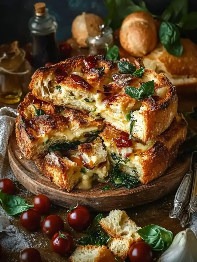 Mediterranean Spinach Grilled Cheese