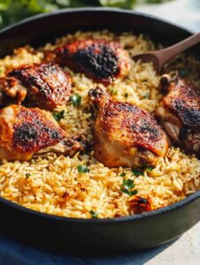 Dutch Oven Chicken and Rice