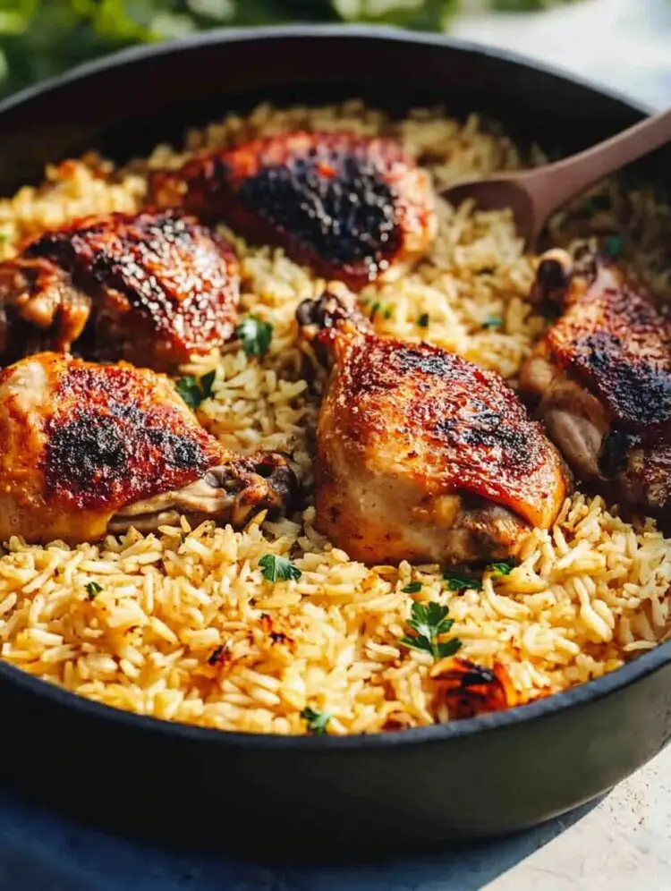 Dutch Oven Chicken and Rice