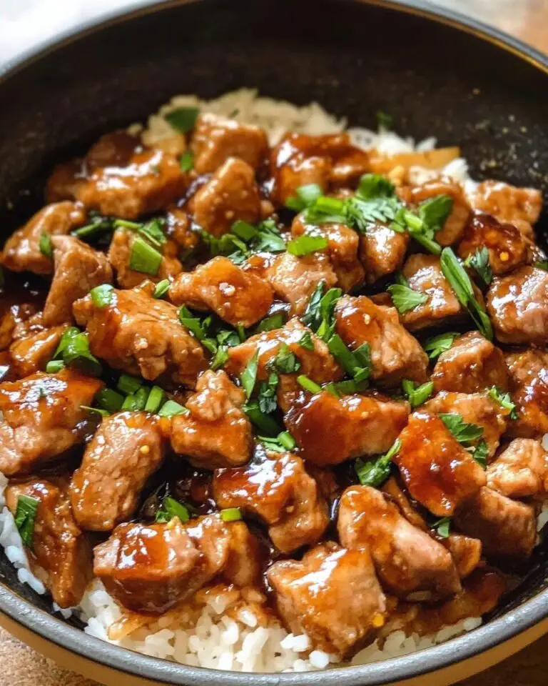 Honey Garlic Pork Rice Bowl