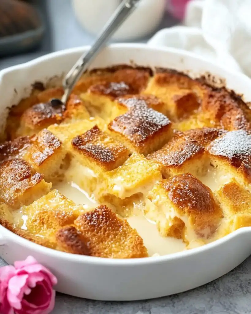 Condensed Milk Bread Pudding