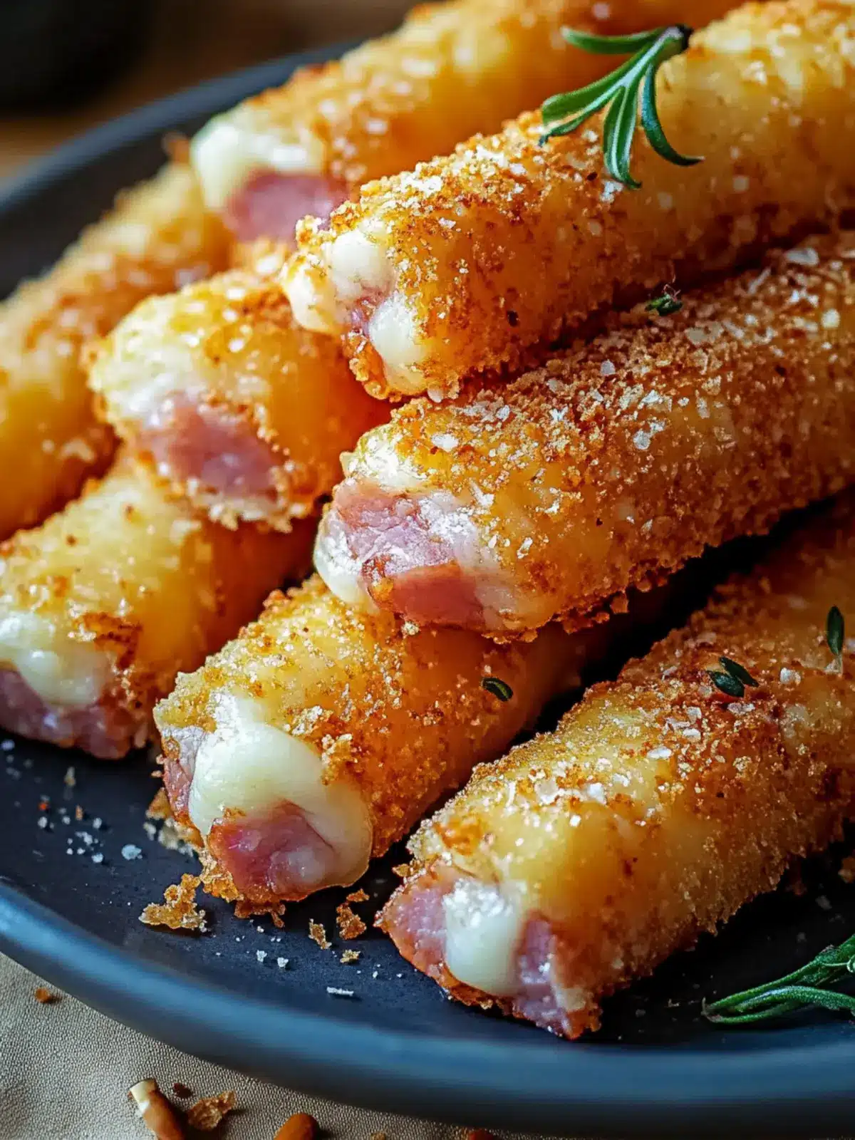 Ultimate Ham Cheese Sticks: Quick and Irresistibly Gooey