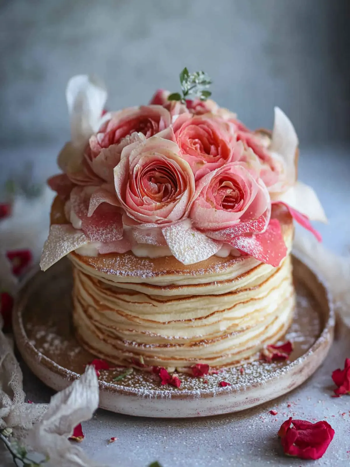 Ultimate Pancake Day Inspo: Delicious Layer Cake & Rose